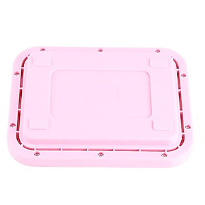 TOUISEDGI Ice Cream Maker, Ice Cream Roller Plate With 2 Spatulas, Food Grade Stainless Steel Pan Ice Cream Machine, Fried Yogurt Machine Mini Unplugged Fruit Rolled Ice Cream Maker(pink)