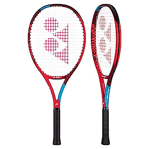 Yonex VCORE 26 Inch 6th Gen Junior Tennis Racquet, Tango Red