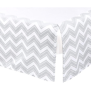 The Peanutshell Elephant Walk Crib Bedding Set - 3 Piece Unisex Nursery Set - Crib Quilt, Crib Sheet, Crib Skirt