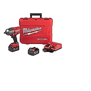 Product Name: Milwaukee 2767-22 M18 FUEL 18-Volt Lithium-Ion Brushless Cordless 1/2 in. Impact Wrench with Friction Ring Kit with Two 5.0Ah Batteries