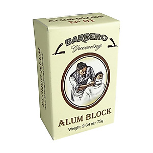 Barbero Alum Block 2.64 oz / 75 g Pack of 2