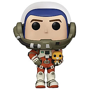 POP Disney Pixar: Lightyear - Buzz Lightyear (XL-15) with Sox Funko Vinyl Figure (Bundled with Compatible Box Protector Case), Multicolored, 3.75 inches