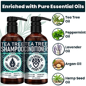 NATURALA Tea Tree Shampoo and Conditioner Set