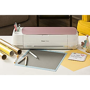 Cricut Maker - Smart Cutting Machine - With 10X Cutting Force, Cuts 300+ Materials, Create 3D Art, Home Decor & More, Bluetooth Connectivity, Compatible with iOS, Android, Windows & Mac, Rose
