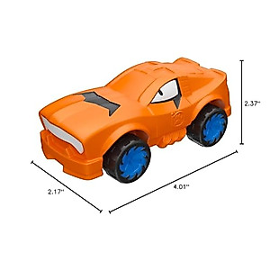 Heroes of Goo Jit Zu Goo Mobiles Versus Pack Turbo Tygor VS Rumble Rock Jaw. Two Stretchy, Squishy Vehicles. Stretch 'Em, Smash 'Em, Twist 'Em!