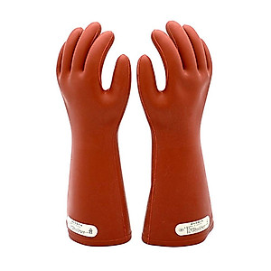 ShuangAn Electrical Insulated Rubber Gloves Electrician 12KV High Voltage Safety Protective Work Gloves Insulating for Lineman Man Woman