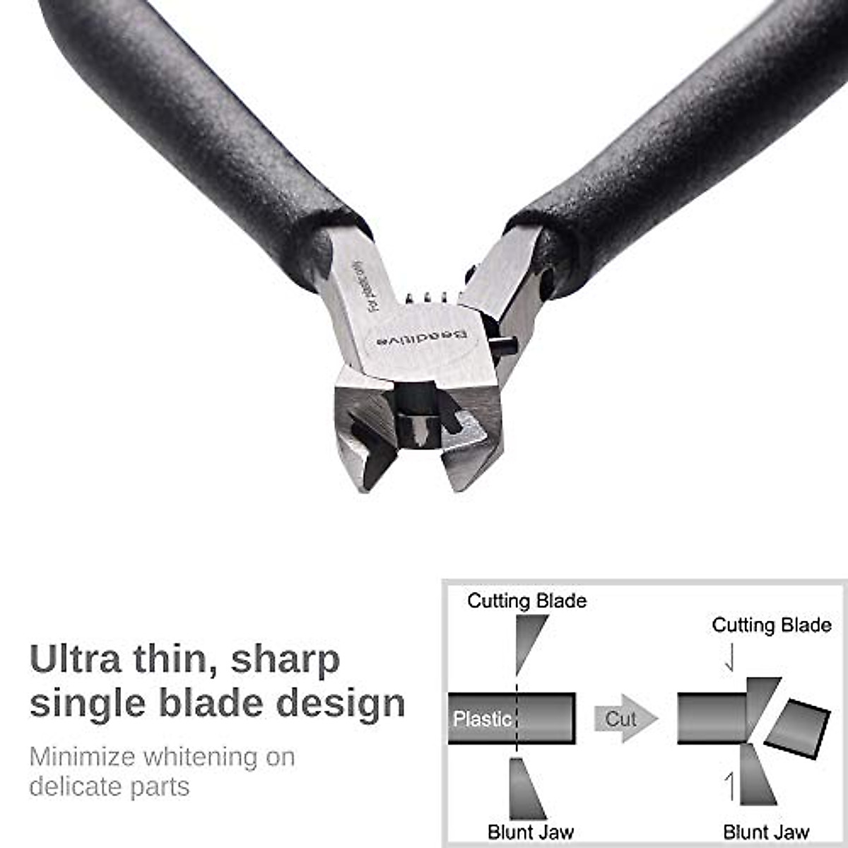 Beaditive Single Blade Nipper for Plastic Model - Plastic Sprue Cutter - Gunpla, Gundam Model, Scale Model Building