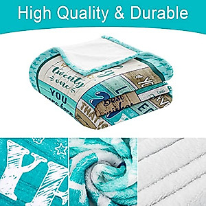 Winkwarm 21st Birthday Decorations for Her 21st Birthday Gifts for Her Him 21 Year Old Girl Boy Gift Ideas 21st Happy Birthday Gifts for Women Daughter Son Girl Boy Flannel Throw Blanket 60"X50"