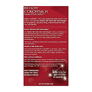 Revlon ColorSilk Beautiful Color Permanent Color, Ultra Light Natural Blonde 04, Pack of 3