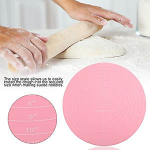 Silicone Baking Mat with Measurements for Cake Turntable Stand Non-Stick Heat Resistant Pastry Baking Sheet