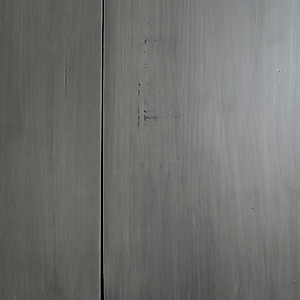 Walker Edison Andre Modern Solid Wood Dining Table, 72 Inch, Grey