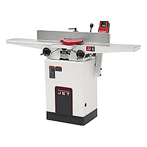 JET JJ-6HHDX, 6-Inch Long Bed Jointer, Helical Head, 1Ph 115/230V (708466DXK)