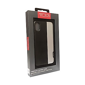 TUMI Vertical Slider Case Series Cover for Apple iPhone X 10 - Black/Silver