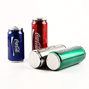 Gift Cup Creative Coke Can Sports Water Cup 304 Stainless Steel Thermos Coke Cup Portable Thermos Outdoor Water Cup Travel (Capacity : 450ML, Color : Red)