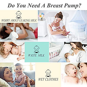 Silicone Breast Pump 2 Pack, Manual Breast Pump with Protective lid, Portable Milk Saver for Breast Feeding,100% Food Grade Silicone BPA Free(4oz/100ml), Yellow