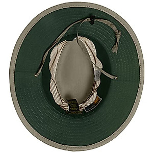 Dorfman Pacific Co. Men's DPC Outdoors Solarweave Treated Cotton Hat, Olive, Large