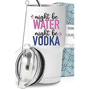 KEDRIAN Funny Tumbler For Women 30oz, Funny Gifts For Women Adult Humor, Funny Coffee Mugs For Women, Funny Mugs For Women, Funny Birthday Gifts For Women, Funny Wine Glasses For Women