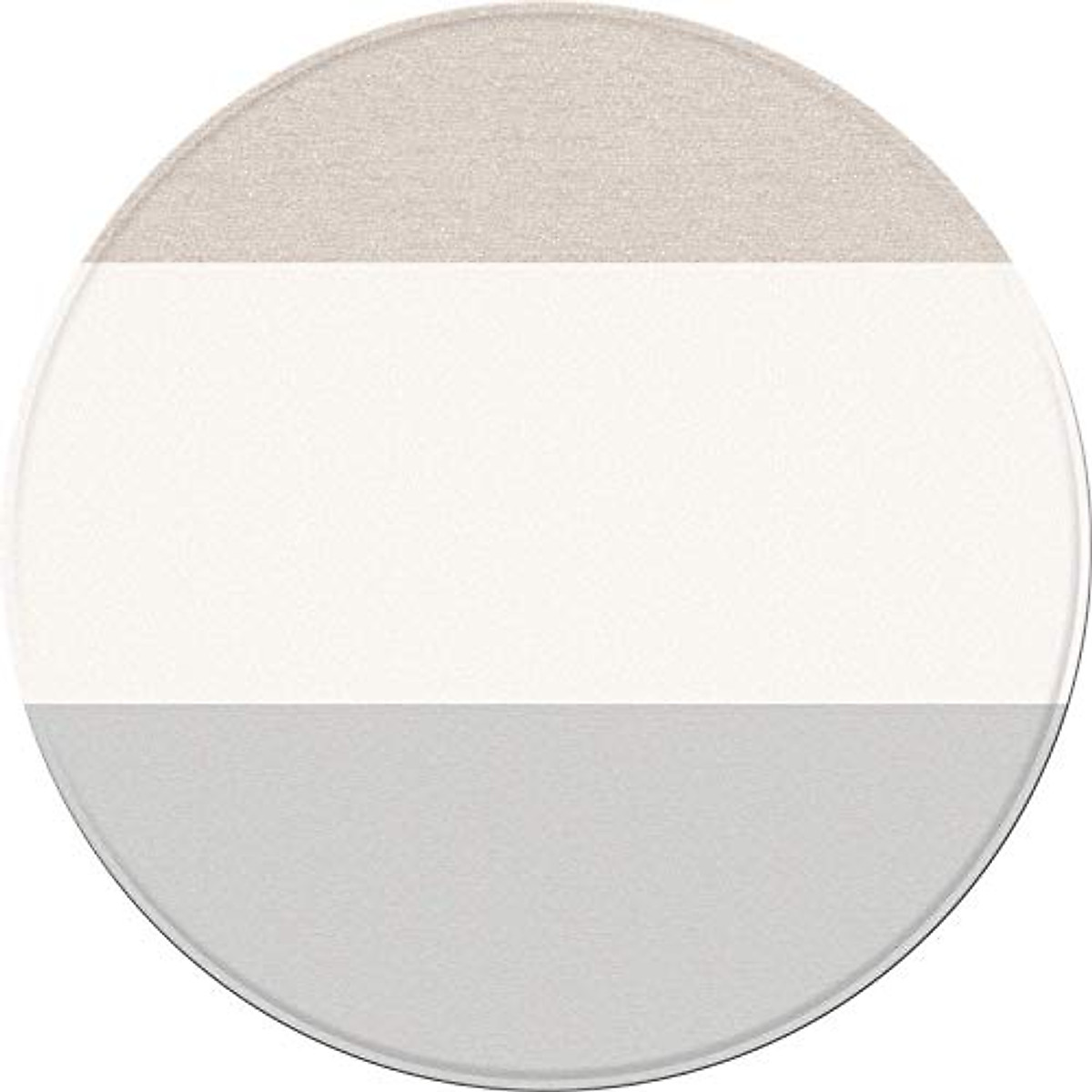 Parklon Pure Soft Round Mat Double Herringbone/Macaroon (54.3 x 54.3 x 0.47 in.)