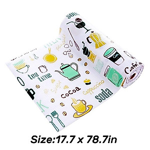 yuuzue Drawer Cushion Liner Shelf Liner for Kitchen Cabinets 17.7*78.7inch Non-Adhesive Cabinet and Drawer Liner Roll Shelf Fridge Mat Washable Table Mat ，Blue