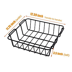 50qt Cooler Basket Compatible with YETII Tundra, Inside Dry-Goods Basket for Igloo 50Qt, Bison Cooler 50QT, Ozark Trail