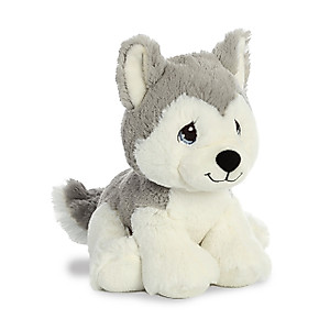 Aurora® Inspirational Precious Moments™ Malakai Wolf Stuffed Animal - Cherished Memories - Enduring Comfort - Gray 8.5 Inches