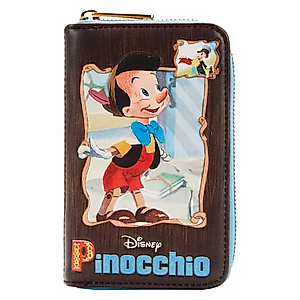Loungefly Disney Pinocchio Book Zip Around Wallet