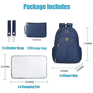 QIMIAOBABY diaper bag storage bag backpack, baby travel bag (Black flowers)