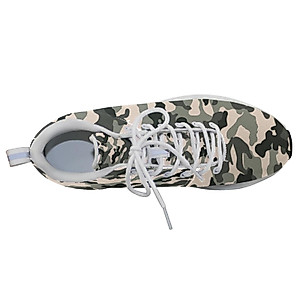 MhrsLifePack Camouflage Women's Running Shoes 7 Print Girls Sneakers Lightweight Sports Shoe Shockproof Slip