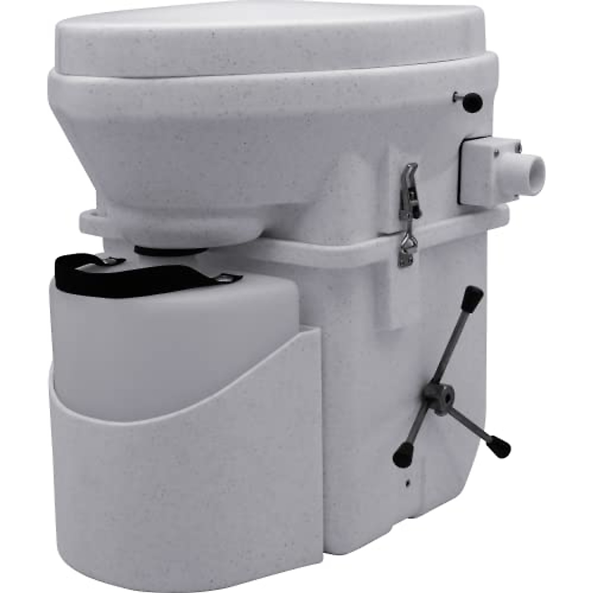 Nature's Head Self Contained Composting Toilet with Close Quarters Spider Handle Design