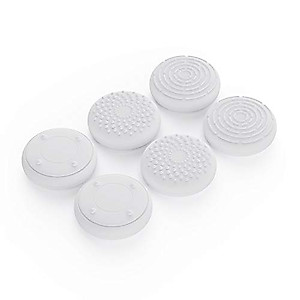 eXtremeRate PlayVital Mauve Purple 3D Studded Edition Anti-Slip Silicone Cover Skin for ps5 Controller, Soft Rubber Case for ps5 Wireless Controller with 6 White Thumb Grip Caps