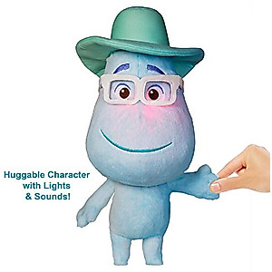 Mattel Disney Pixar Soul Joe Gardner Feature Plush Doll Collectible Approx 16-in Tall, Huggable Stuffed Character Toy with Movie-Authentic Look, Collectors Gift