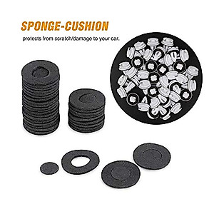 GOOACC 50Pcs Car Door Trim Panel Retainer Clips Bumper Fastener Rivet Clips for BMW 51411973500 Series 3, 5 & 7 E46 E36 E34 E38 E39 M3-with Seal Ring