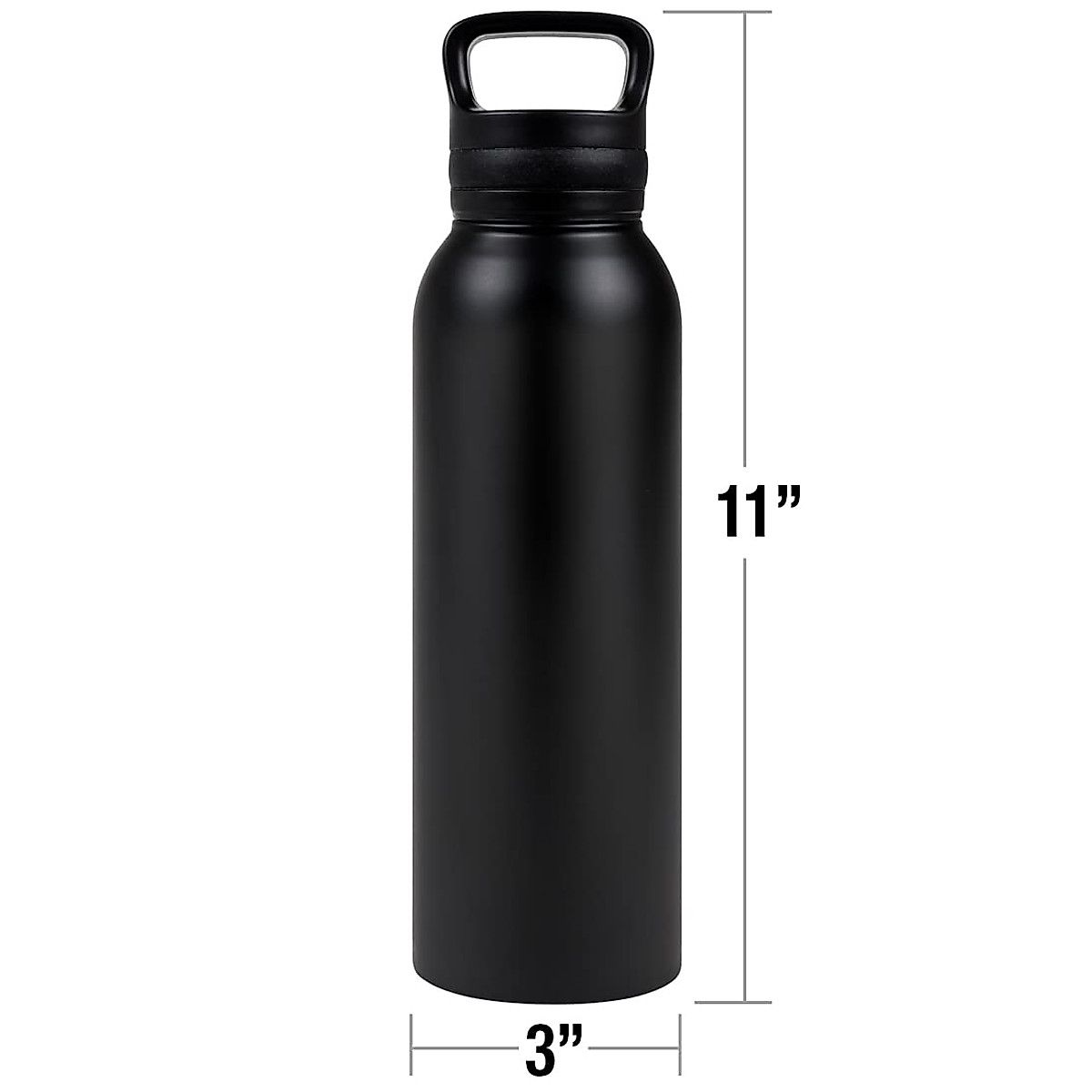 Big Bang Theory OFFICIAL Emojis 24 oz Insulated Canteen Water Bottle, Leak Resistant, Vacuum Insulated Stainless Steel with Loop Cap