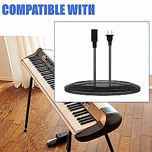 CJP-Geek 8ft 2-Prong Square AC Power Cord Cable Lead Replacement for Tandberg Equipment 3003A 3006A 3009A Power Amplifiers