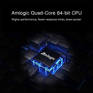 MXQ TV Cube Android 7.1 ATV TV Box with Build-in AI Speaker AI Assistant S905W Quard-core 2G+16G 4K up to 60fps T2R2 WiFi 2.4GHz/5GHz BT 4.2 Voice Control Smart TV Media Player for Home Entertainment