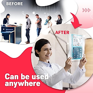 No Heat Laminating Sheets Self Sealing 8.5 x 11 Inch, 20 Pack, 4mil Thickness, No Machine Self Adhesive Laminating Sheets [Letter Size] by HA SHI