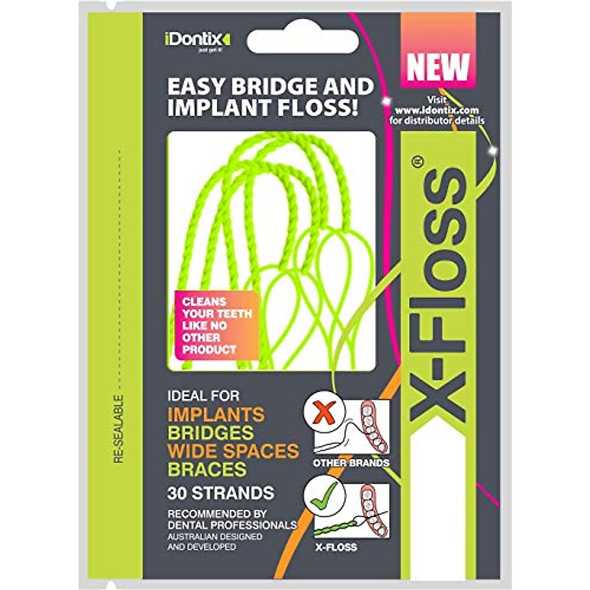 IDontix Brace X-Floss, Green