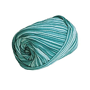 Knit Picks Dishie Worsted Weight Green 100% Cotton Yarn - 100 g (Aquarium)