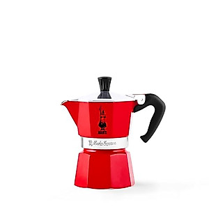 Bialetti 4942 Moka Express Espresso Maker,3 cups Red