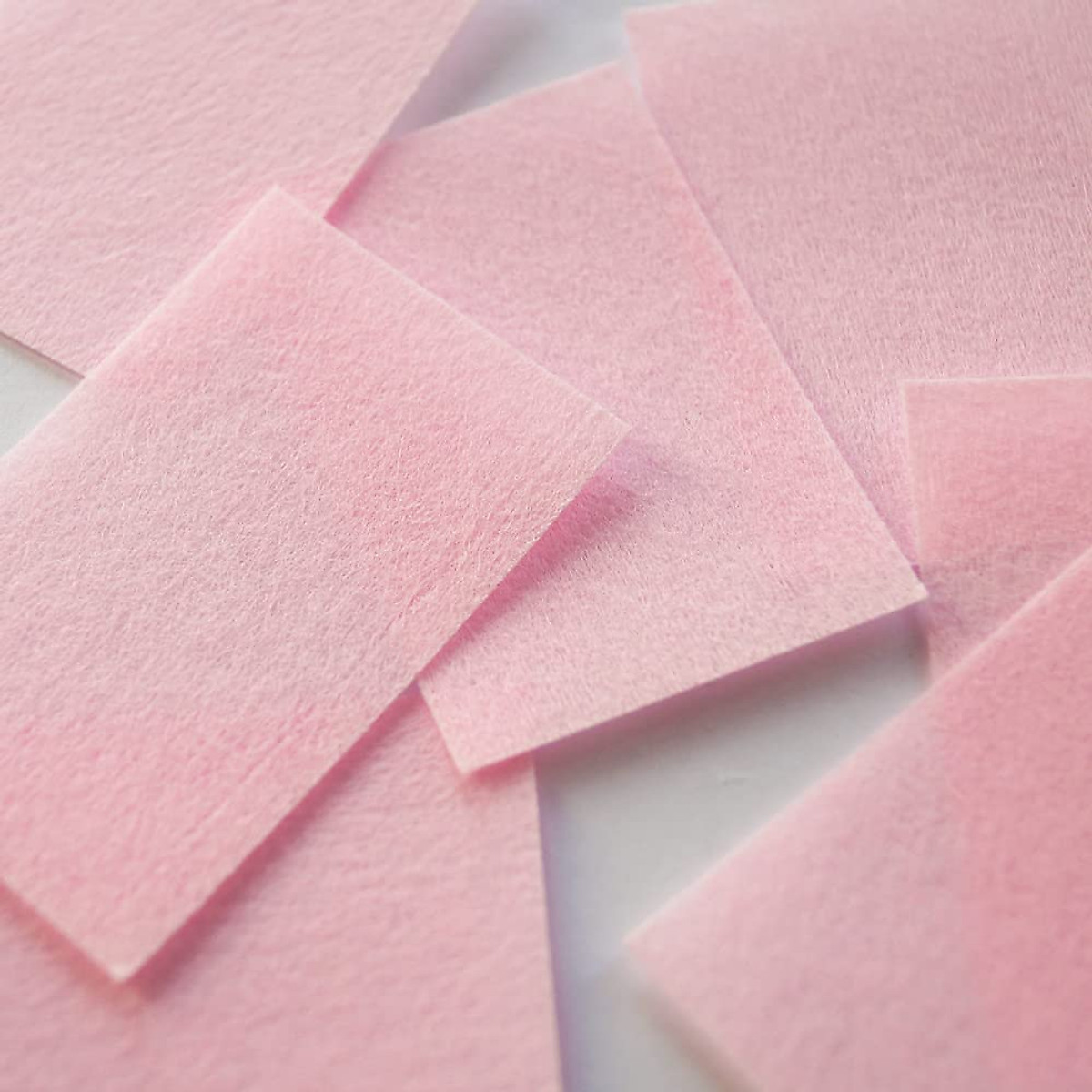 Pink Gel Nail Polish Remover Tools 540 PCS Lint Free Nail Wipes Cotton Pads Nail Remover Pads