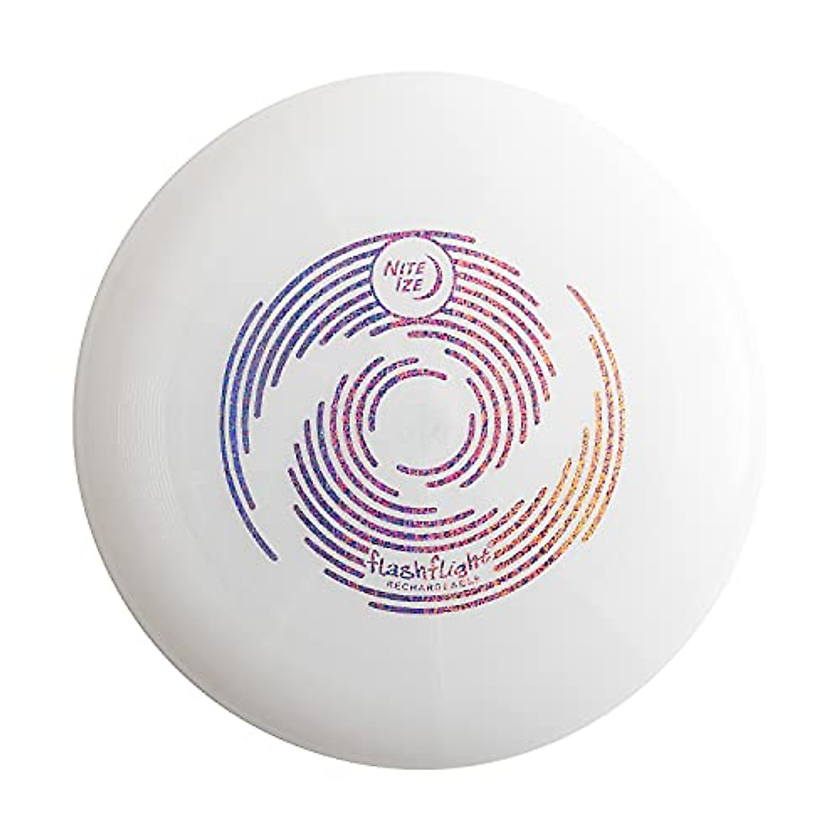 Nite Ize, Inc. FFDR-07S-R8 Flashflight Rechargeable Light Up, LED Sports and Fun with Kids, Changing and Choose Your Color Flying, Disc-O Tech