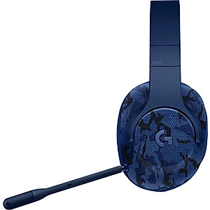 Logitech G433 7.1 Wired Gaming Headset with DTS Headphone: X 7.1 Surround for PC, PS4, Pro, Xbox One, S, Nintendo Switch – Camo Blue