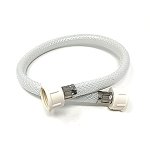 20 inch Braided PVC Water Supply Line 1/2 x 1/2 Female Nuts USED in Sinks [PLS 50 0808]