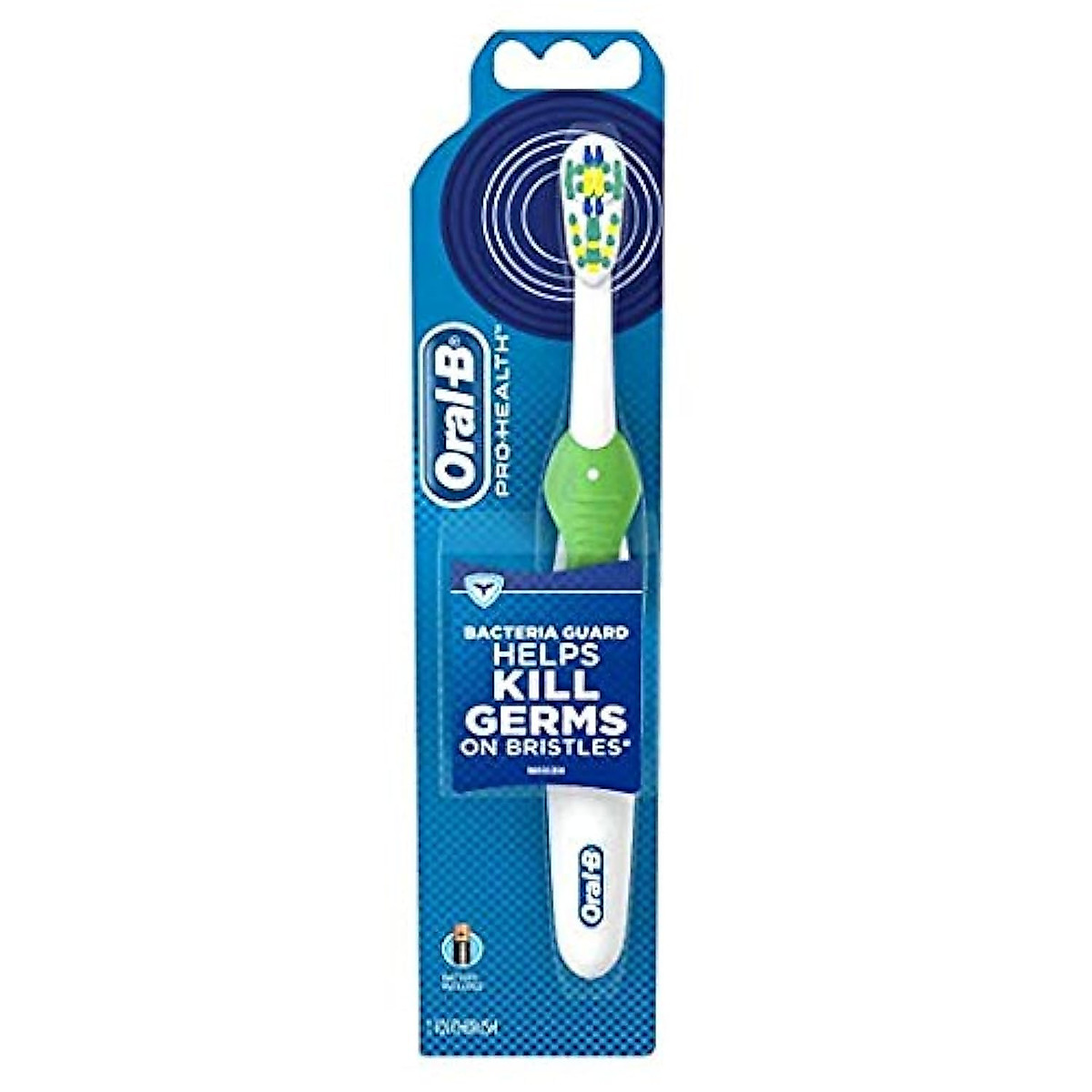 Oral-B Pro-Health Battery Powered Toothbrush ( batteries included)- 1 Pack - (Colors May Vary)
