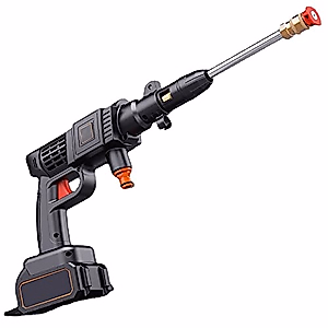 21V Cordless Pressure Washer Pump with Accessories Portable Electric Portable Power Washer for Cars Gardens Terraces Windows Cleaning Works