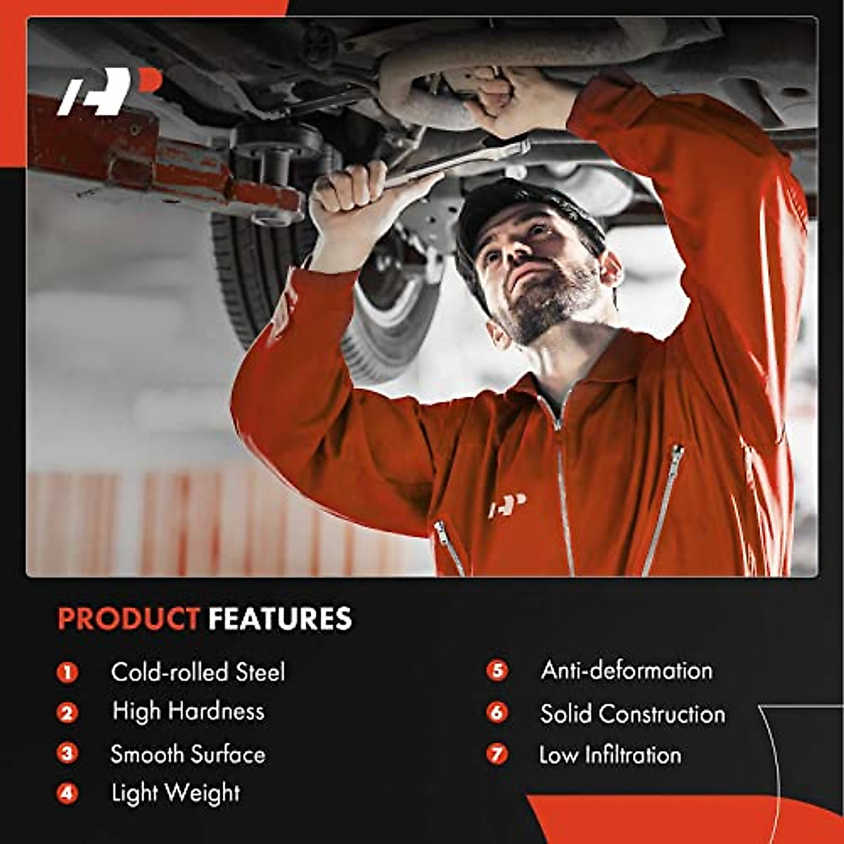 A-Premium Rear Differential Cover with Gasket Compatible with F-150 Heritage, Transit-150, Transit-250, Transit-350 HD, Expedition, E-150 Econoline Club Wagon & Lincoln Navigator, Mark LT, Blackwood