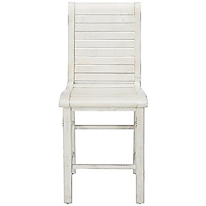 Progressive Furniture Willow Counter Chairs Set of 2, 19" W x 23" D x 42" H, White