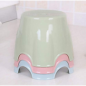 Mini Stool Step Stools Plastic Chair for Bedroom, Bathroom, Kitchen, Living Room, Office, Home, One Unit, Random Color