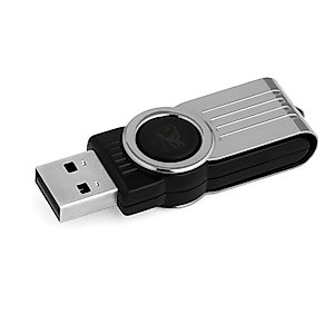 Kingston Digital 16GB DataTraveler 101 G2 USB 2.0 Drive - Black (DT101G2/16GBZ)