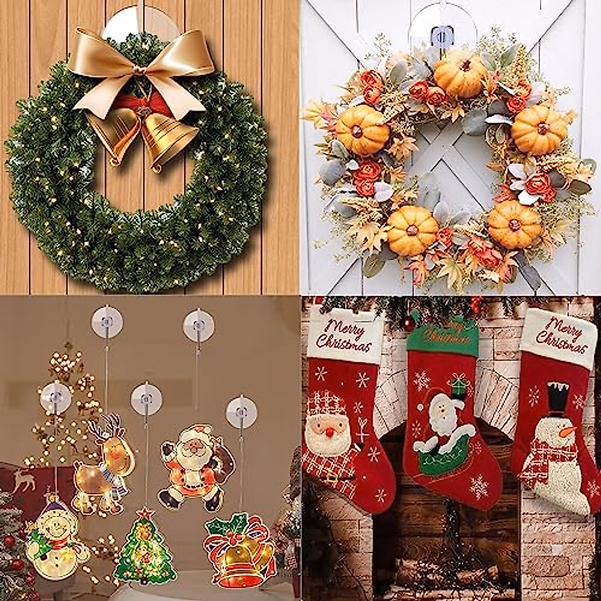 DSMY - 27 Packs Suction Cup Hooks,Home Kitchen Bathroom Suction Hooks,Window Suction Cups with Hooks Wall Hooks for Glass Towel Keys Ballons Party